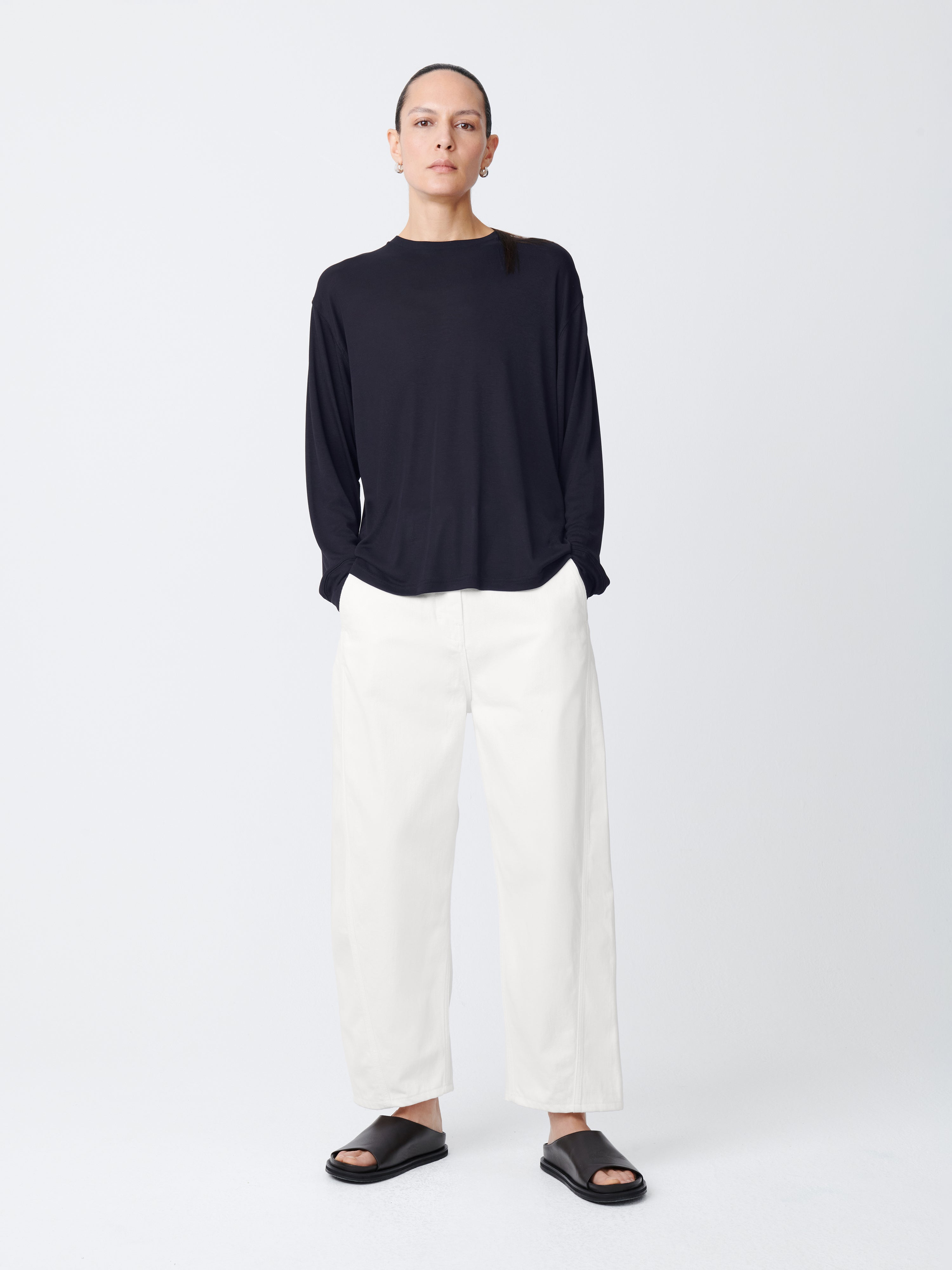 Akerman Denim Pant in Parchment– Studio Nicholson