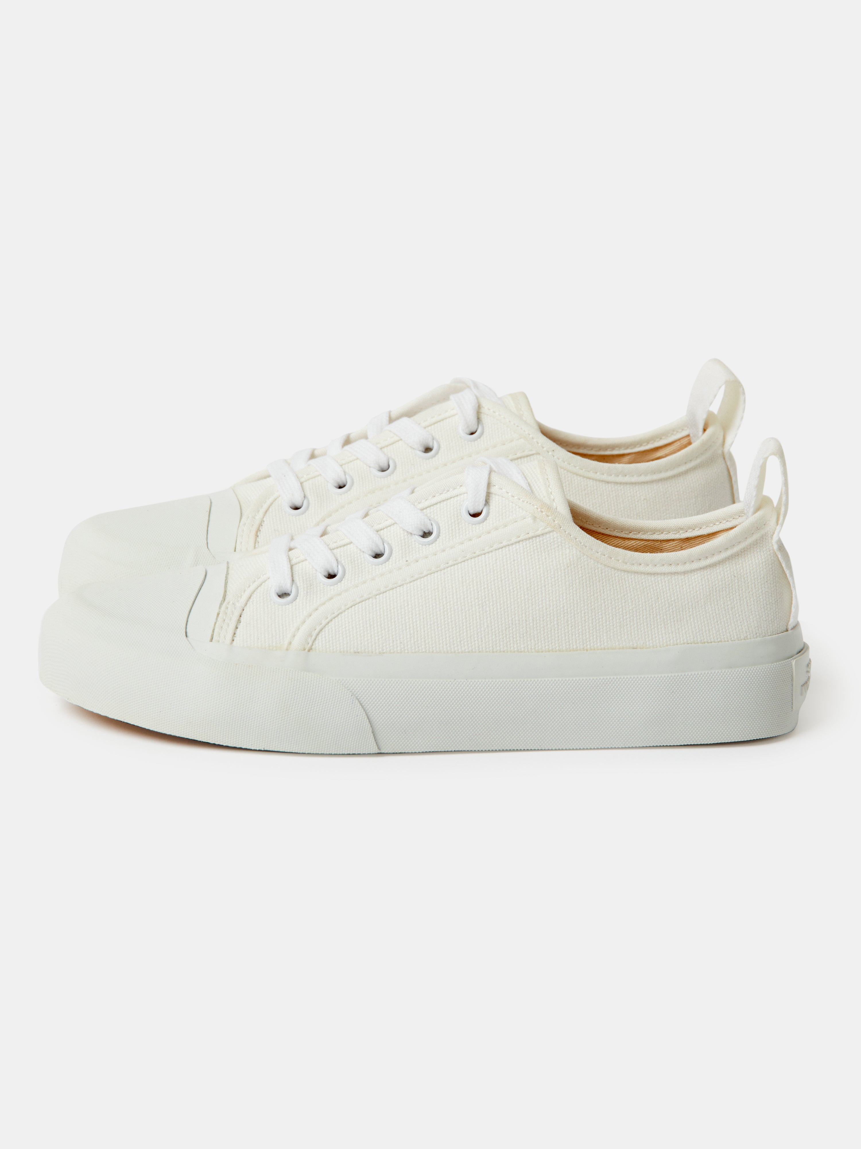 Byrd Canvas Shoe in Cream– Studio Nicholson