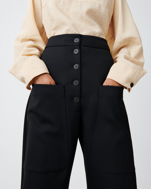 Studio Nicholson Pants | Wide Leg Pants | Luxury Tailored Trousers
