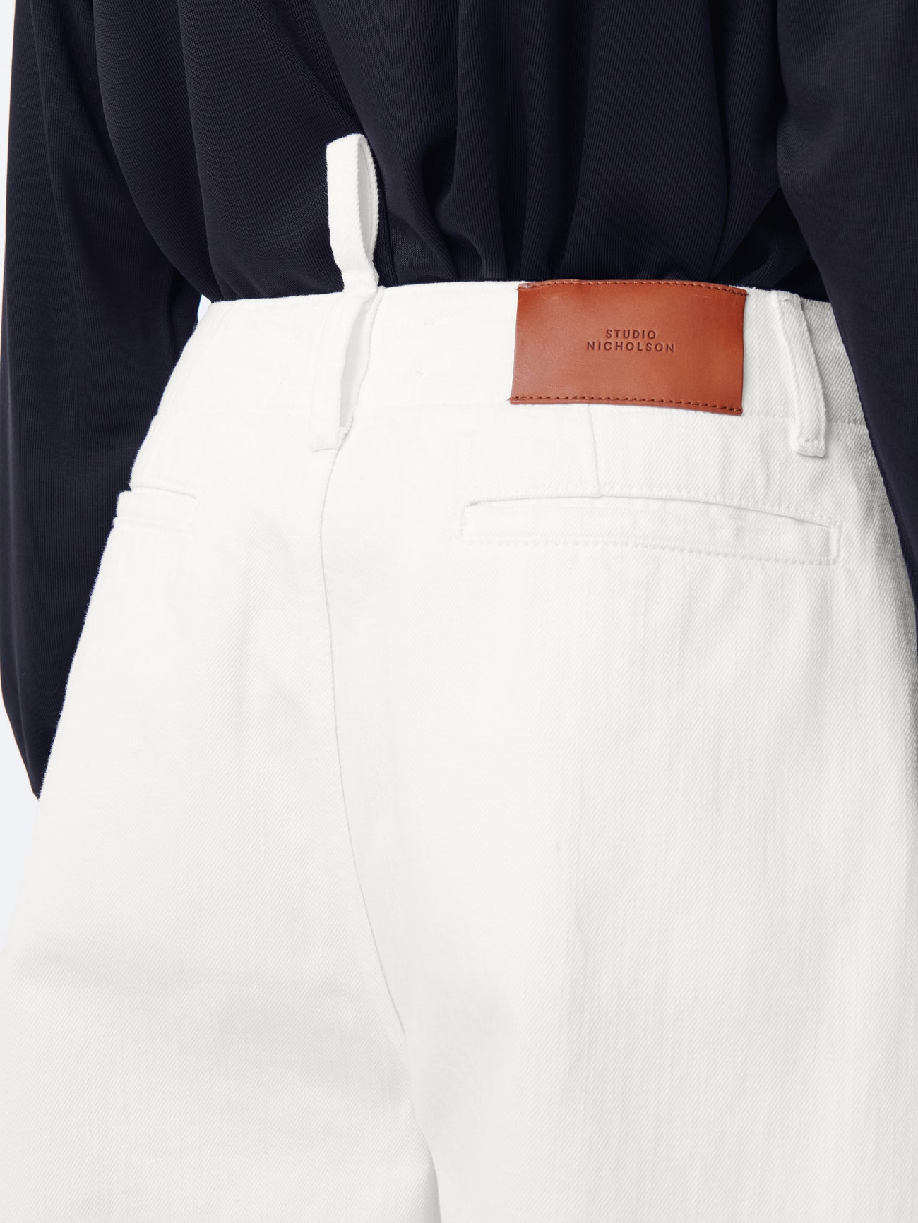 Akerman Denim Pant in Parchment– Studio Nicholson
