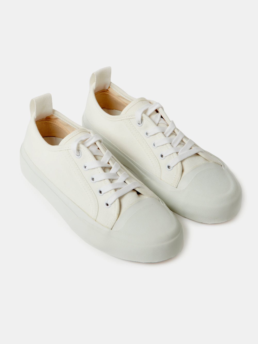 Byrd Canvas Shoe in Cream– Studio Nicholson