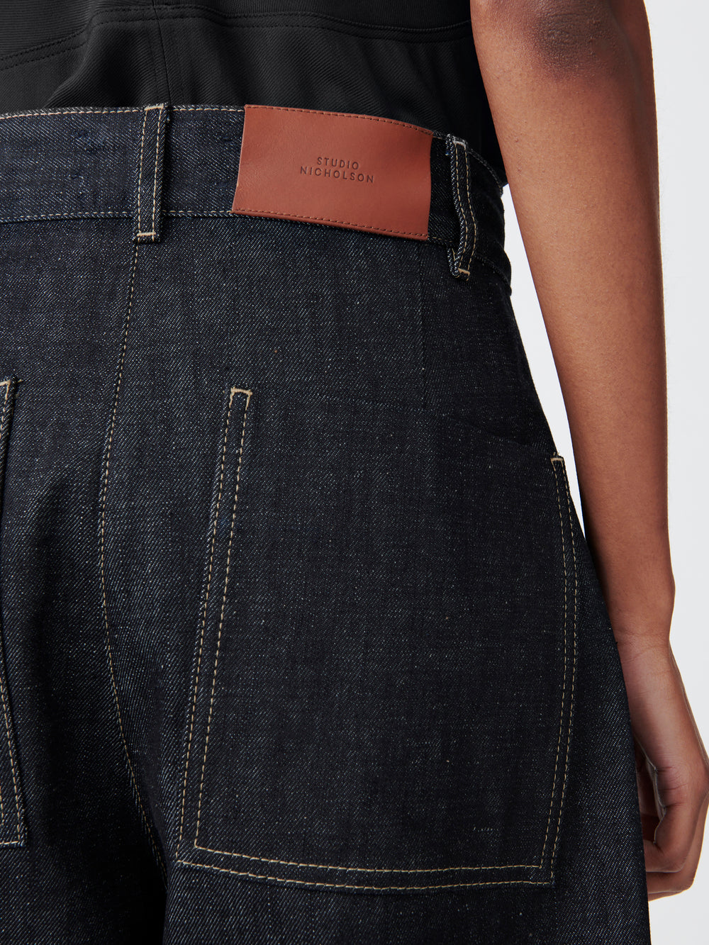 Chalco Denim Pant in Raw Indigo– Studio Nicholson