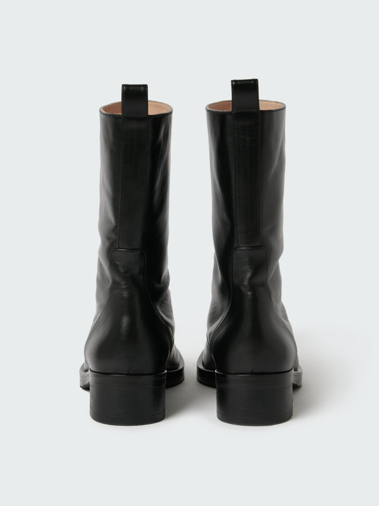 Women's Joshua Leather Boot in Black