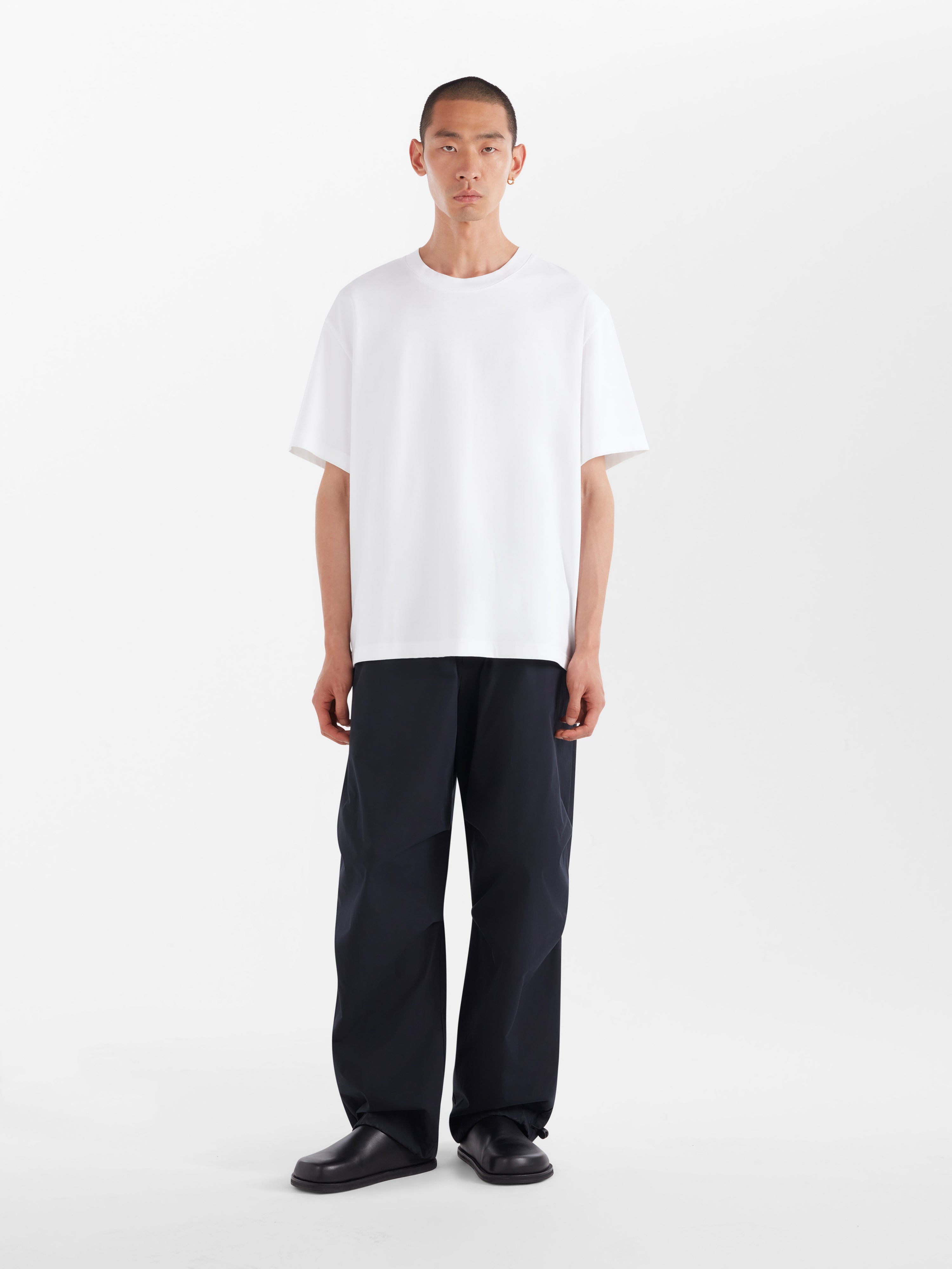 Lay T-Shirt in Optic White– Studio Nicholson