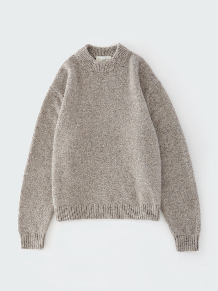 Vico Knit in Natural Marl– Studio Nicholson Vico Knit in Natural Marl– Studio Nicholson