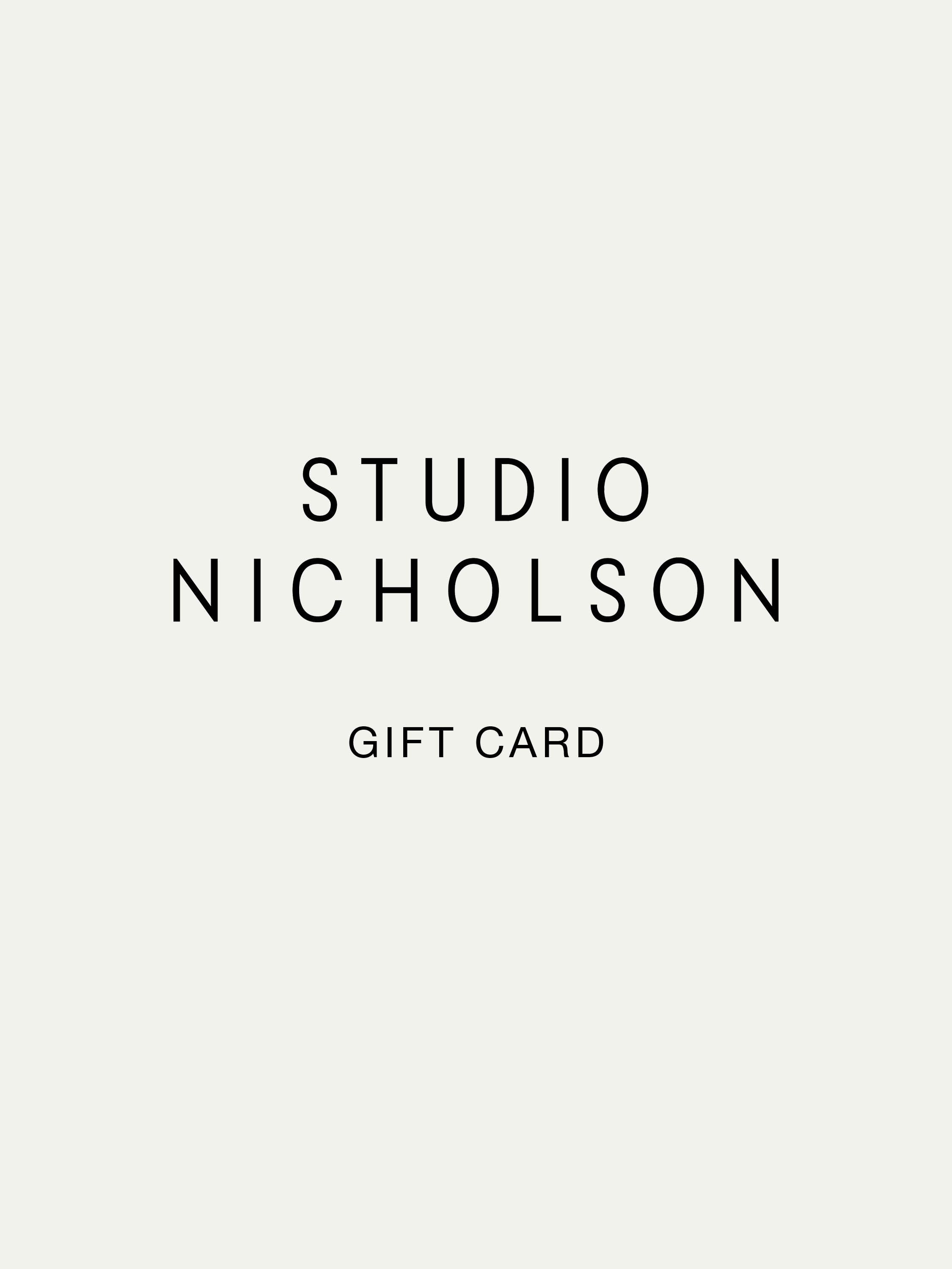 Gift Card– Studio Nicholson