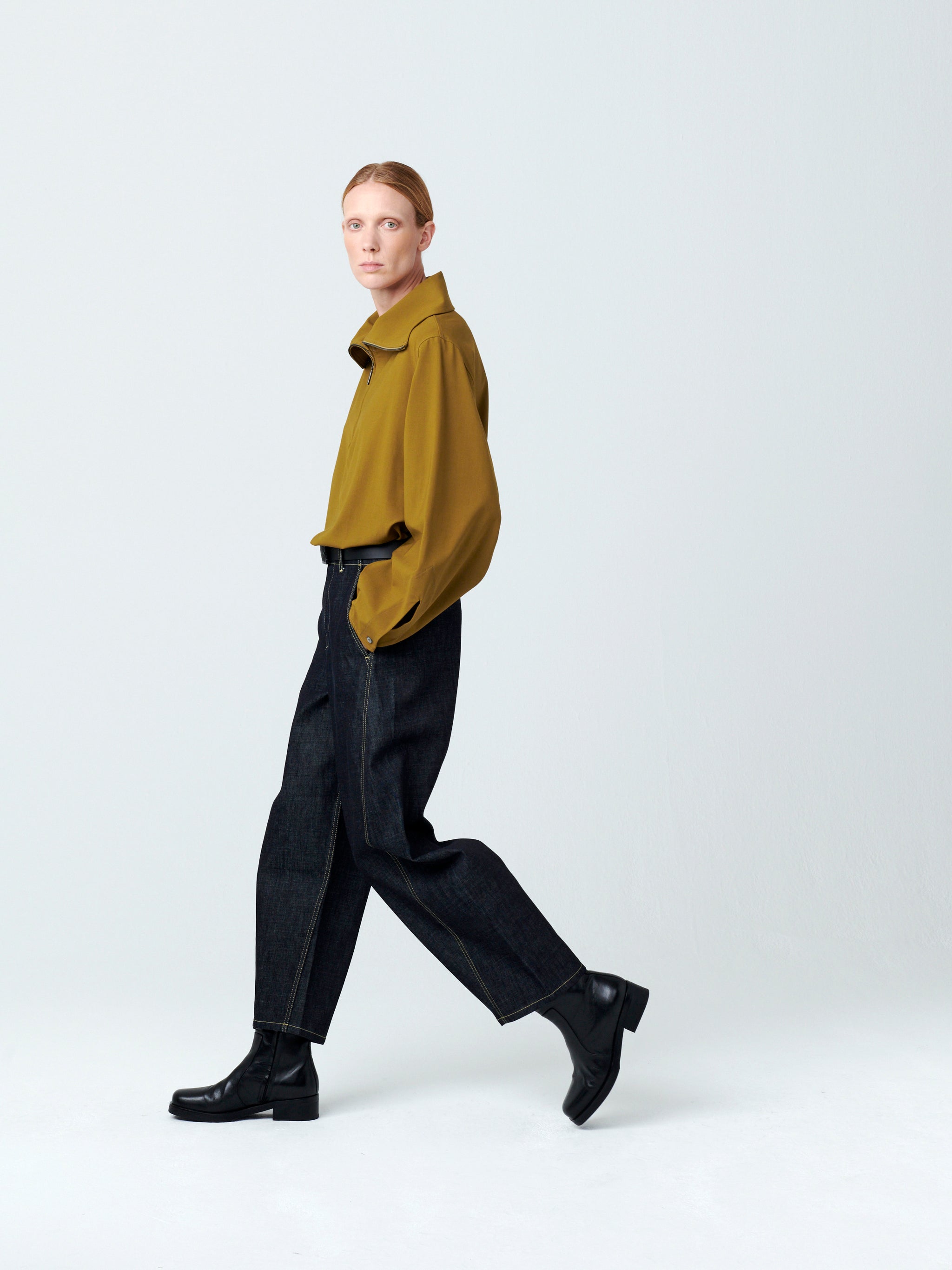 Women's Square Boot in Black– Studio Nicholson